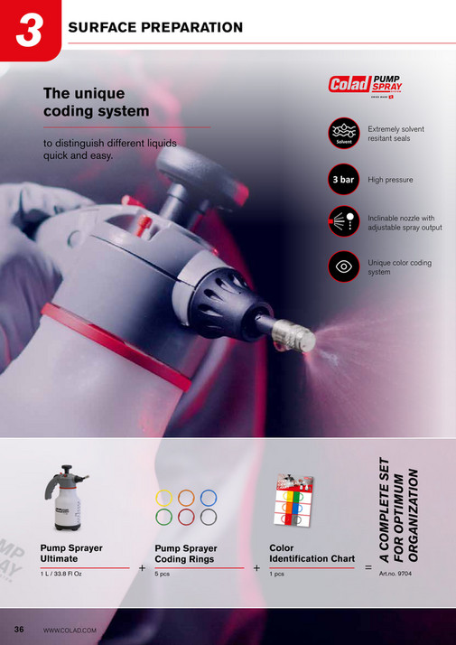 Colad Catalogue | English | Innovative non-paint disposables and ...