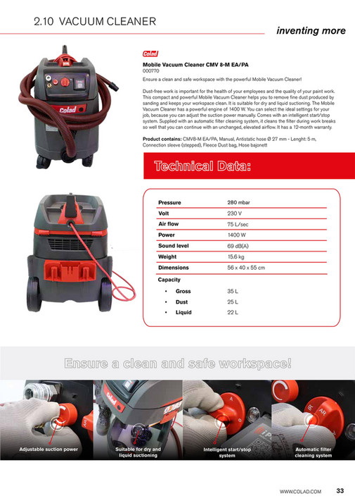 Colad Catalogue | English | Innovative non-paint disposables and ...