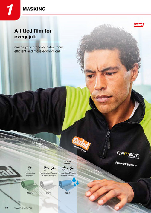 Colad Catalogue | English | Innovative non-paint disposables and ...